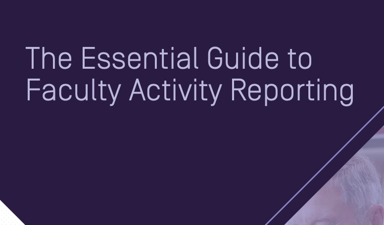 Faculty Activity Reporting Software for Higher Education