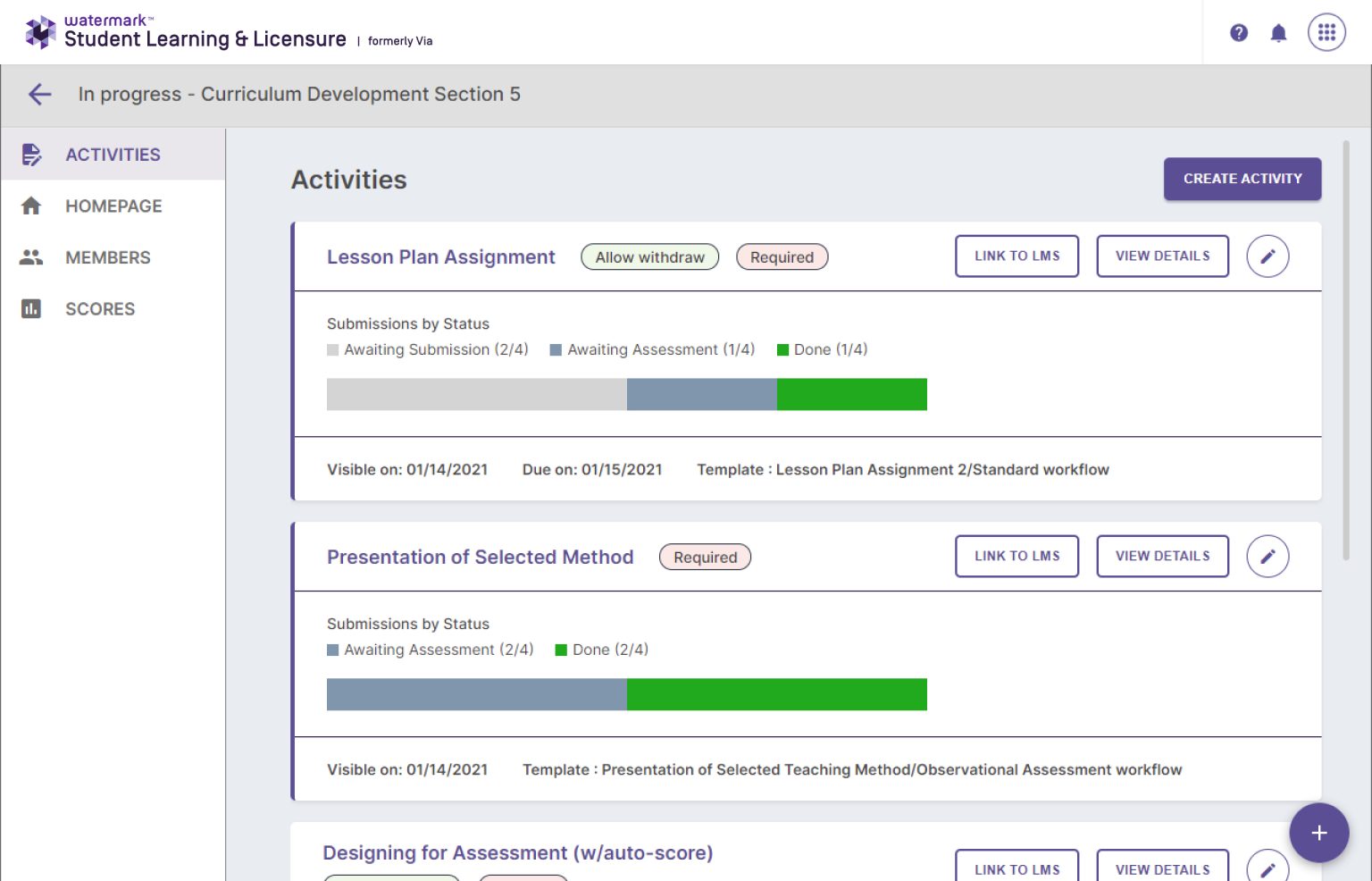 Watermark Student Learning & Licensure