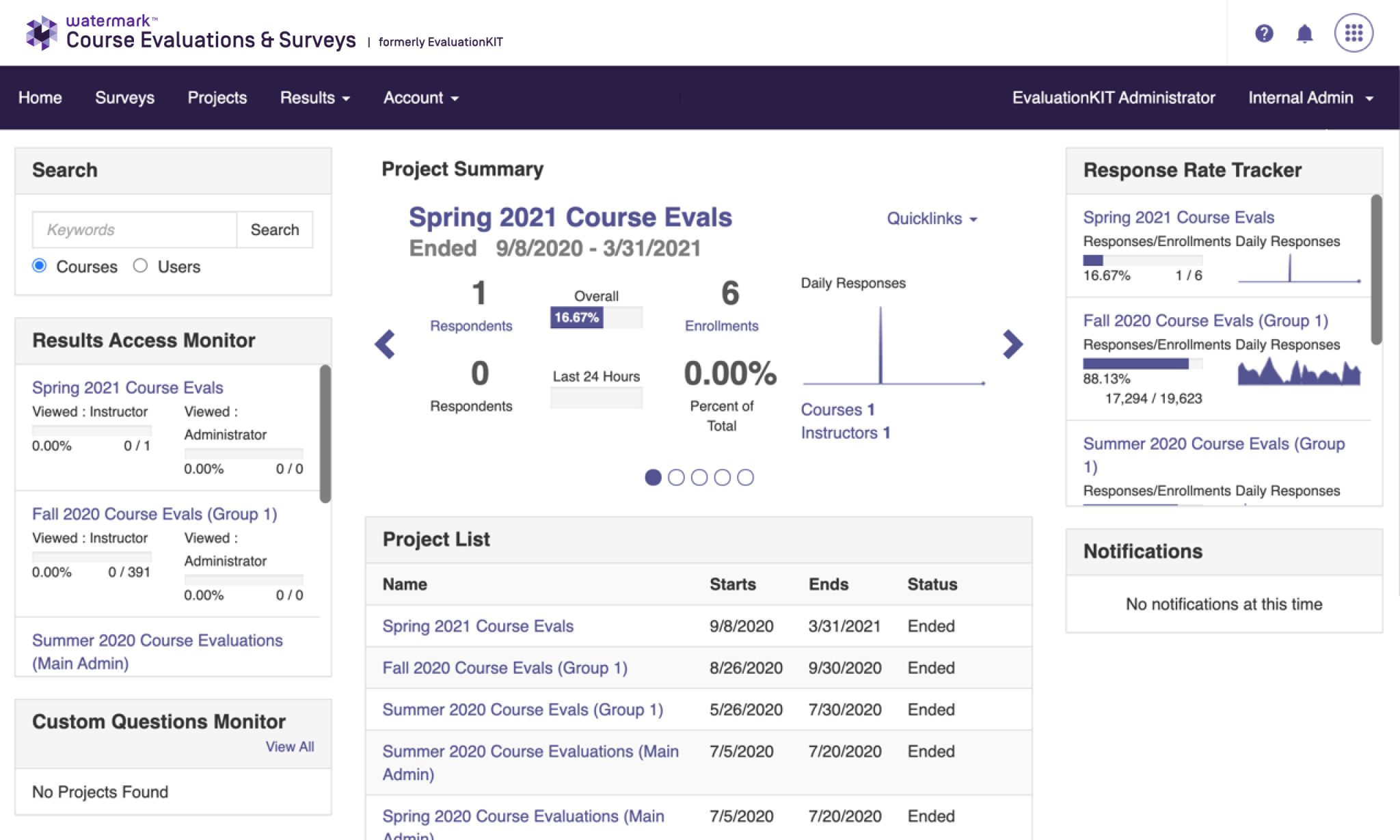 Course Evaluations & Surveys Software for Higher Education